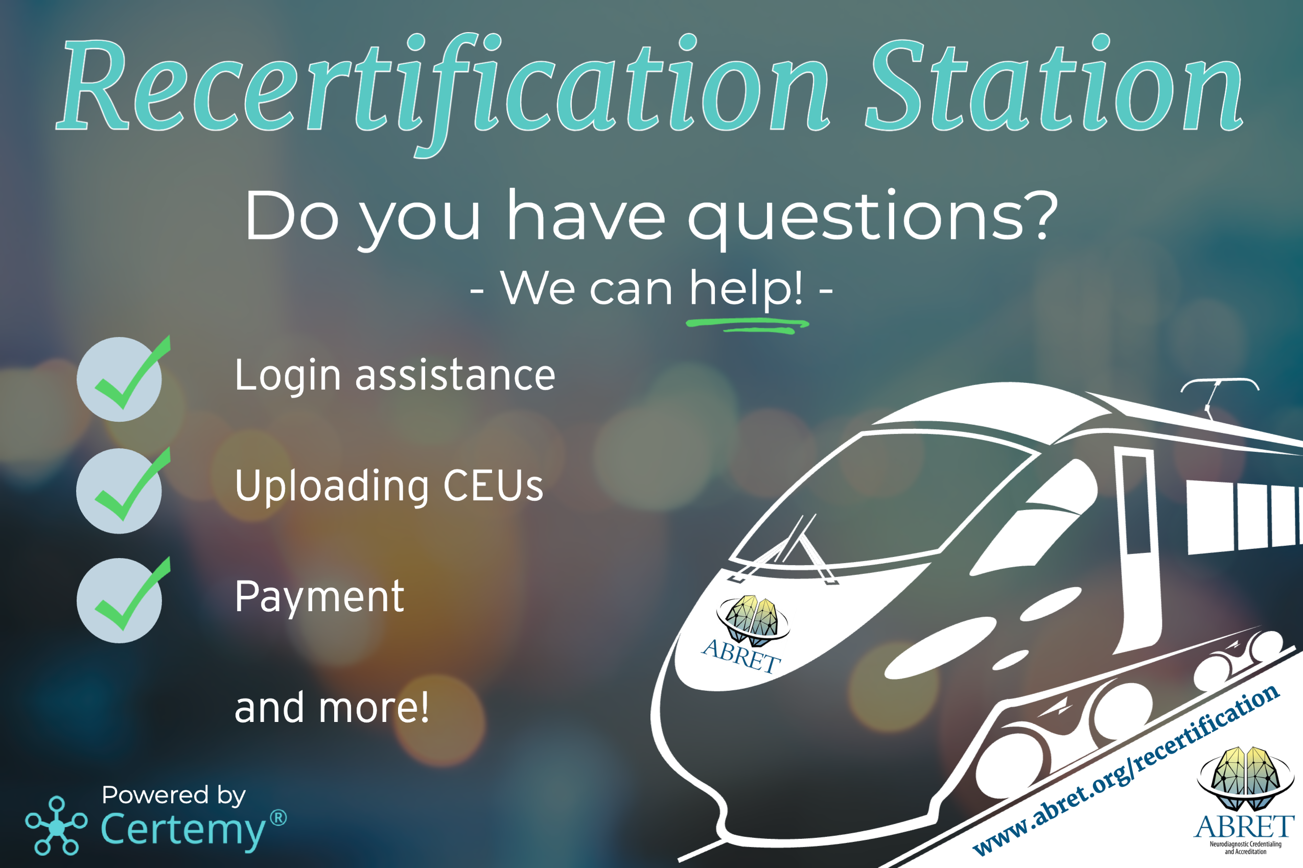 ABRET :: Recertification