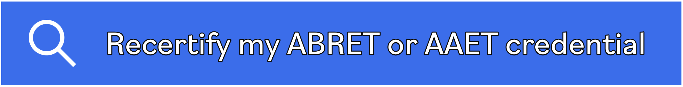 ABRET :: Recertification